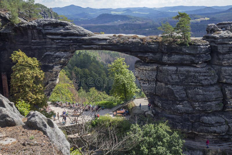 Pravcicka gate, Hrensko stock photo. Image of natural - 197304560