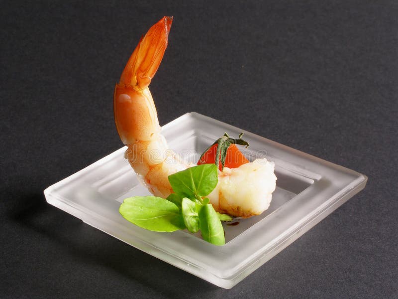 Prawn apetizer 2 stock image. Image of light, cuisine - 2226081