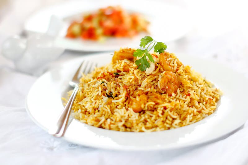 Prawn Biryani stock image. Image of international, bread - 36297289
