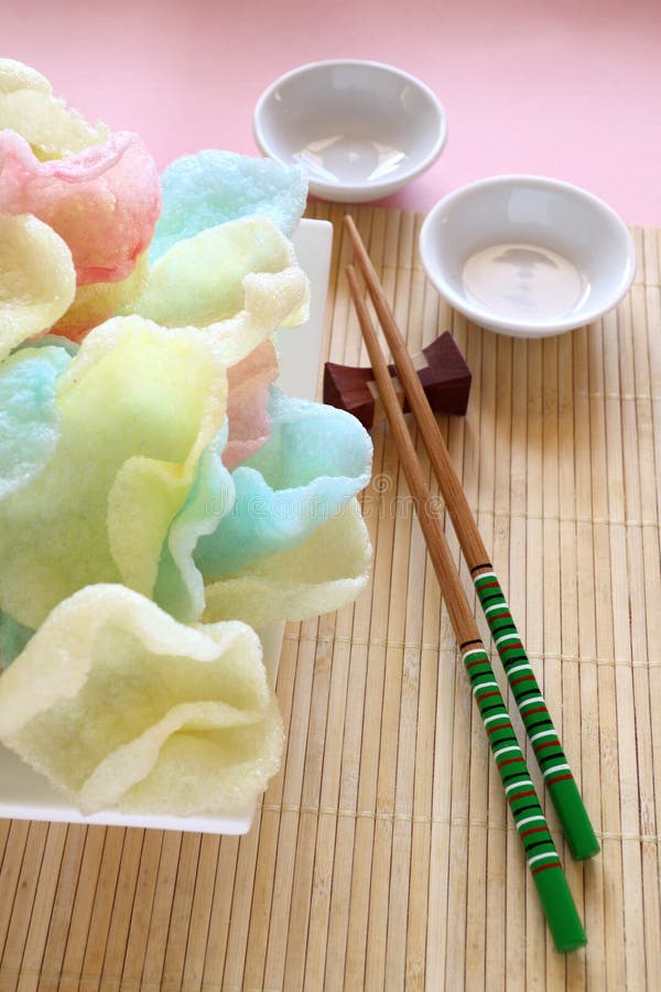 Prawn Chips stock image. Image of culinary, chinese, colorful - 20572311