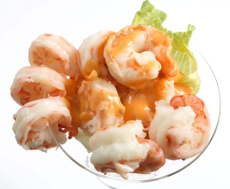 Prawn cocktail side view stock photo. Image of view, lettuce - 6605600
