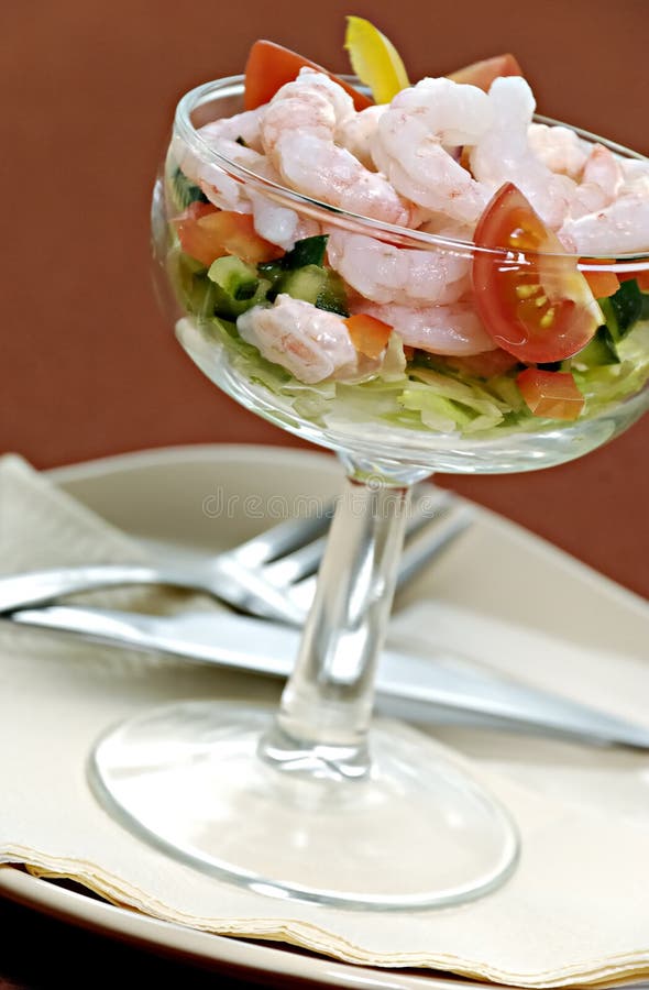 Prawn cocktail stock image. Image of papper, edible, iceberg - 9747359