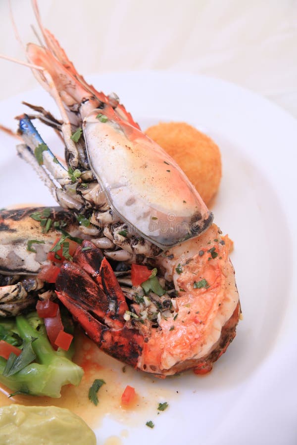 Prawn food stock photo. Image of cuisine, crustacean - 19773582