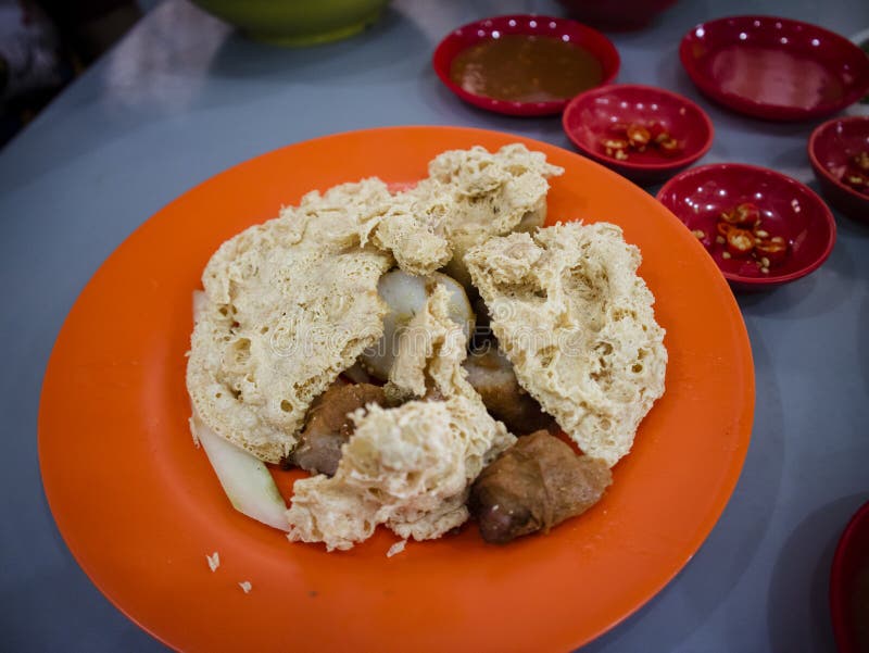 Prawn Noddle from Singapore Sultan Street Stock Photo - Image of ...