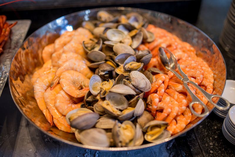 Prawn Shellfish Mussel Seafood Stock Image - Image of shellfish ...
