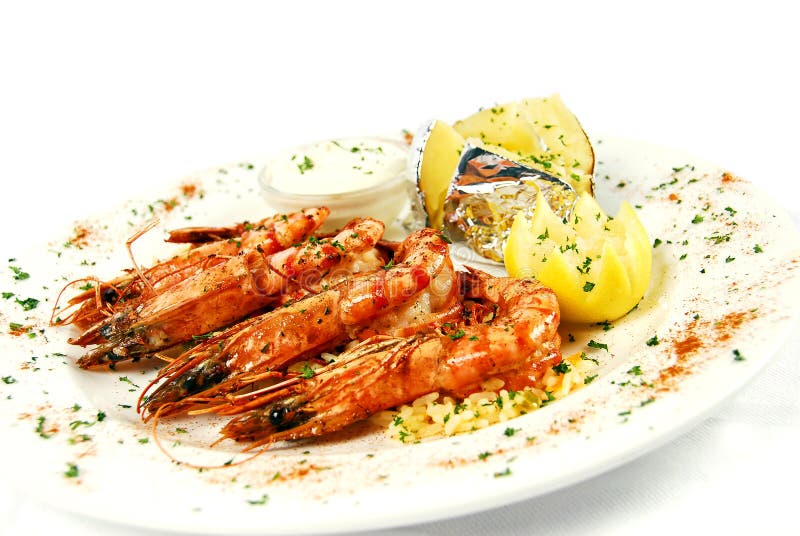 Prawn Starter stock photo. Image of shellfish, seafood - 15237598