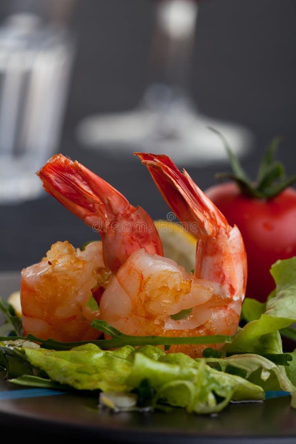Prawns stock photo. Image of closeup, prawns, prepared - 40552210