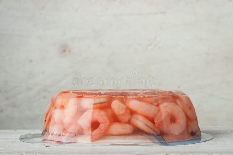Prawns in a Package in the White Table Stock Photo - Image of cuisine ...
