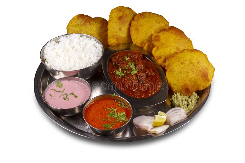 Maharashtrian Chicken Thali
