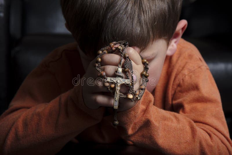 Pray stock image. Image of belief, rosery, beauty, christia - 9657833