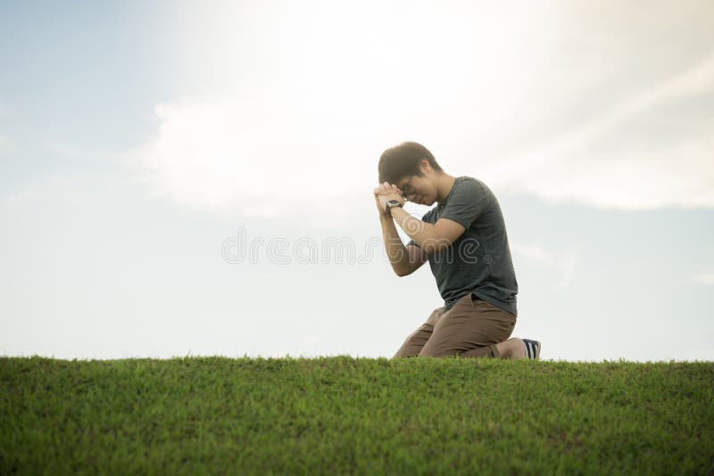 138 Man Kneeling To Pray Stock Photos - Free & Royalty-Free Stock ...