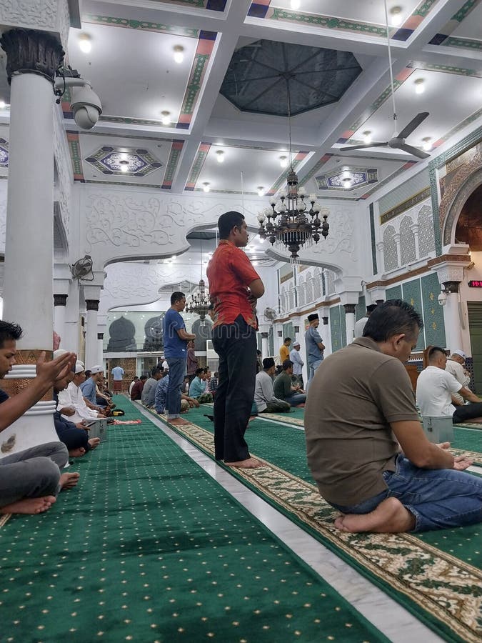 Pray in Mosque editorial stock photo. Image of pray - 268361913