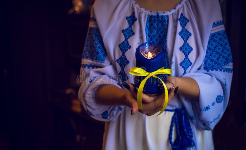 Pray for Ukraine, Support and Magic Help Stock Photo - Image of people ...