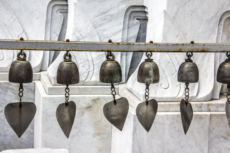 Prayer bells stock photo. Image of buddha, religious - 44577610