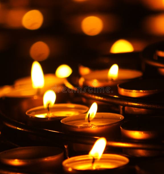 Prayer candles stock photo. Image of faith, glowing, alight - 1871862