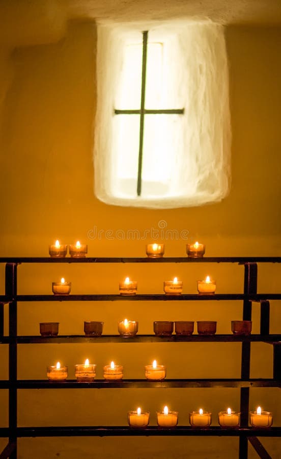 Prayer candles stock photo. Image of religion, frame - 27959744