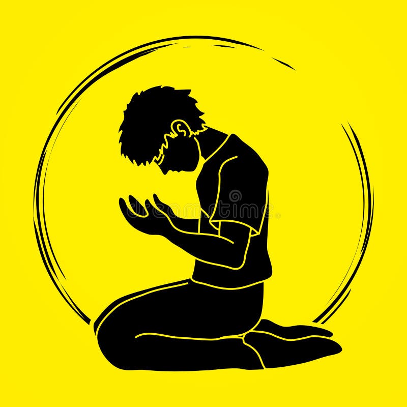 Prayer, Christian Praying, Thank You GOD Stock Vector - Illustration of ...