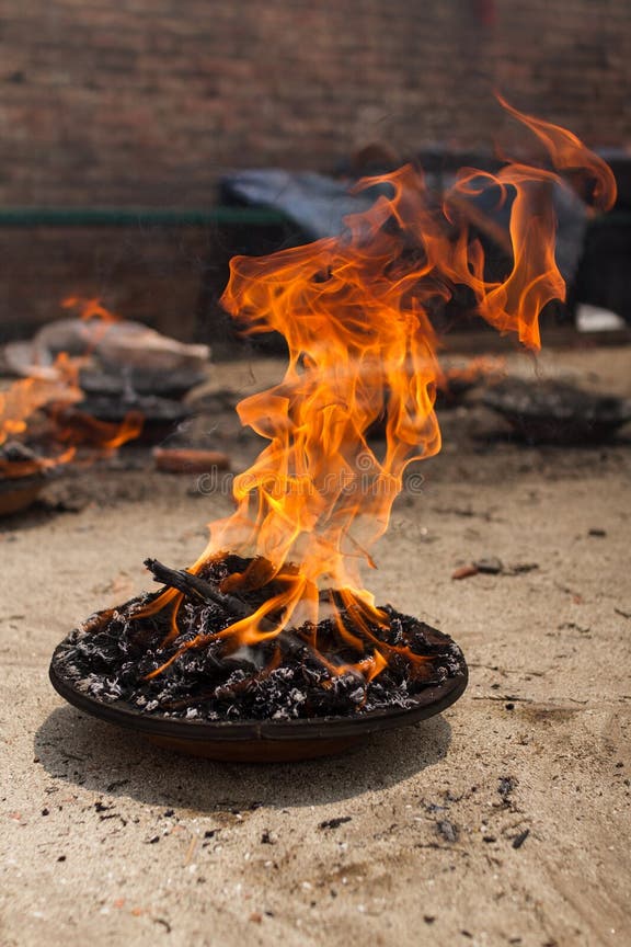 Prayer Fire stock photo. Image of buddhism, buddhist - 106698830