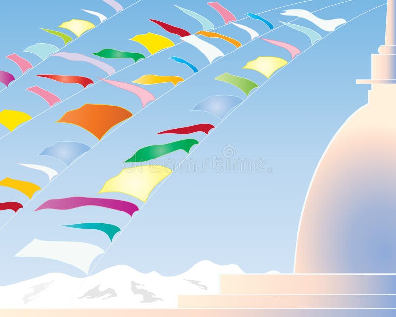 Prayer Flags Stock Illustrations – 308 Prayer Flags Stock Illustrations ...