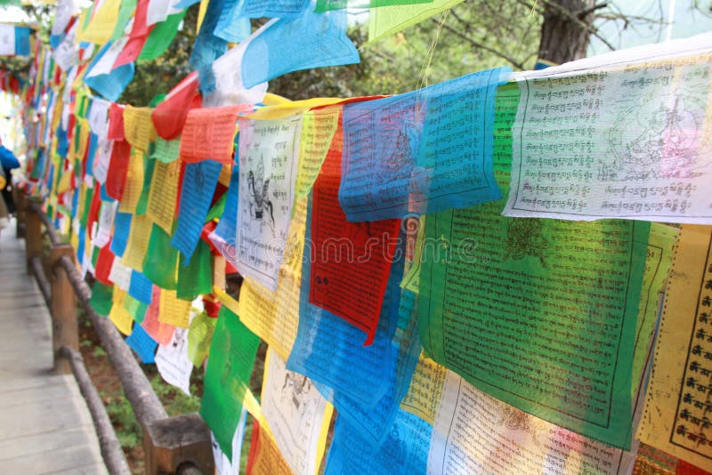 Prayer flags stock photo. Image of belief, soul, religious - 27210182