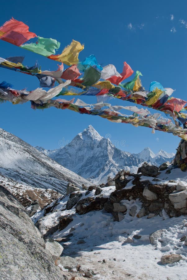 Prayer flags stock image. Image of religion, himalaya - 39930569