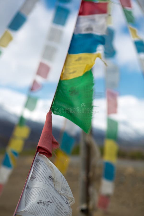 Prayer Flags stock photo. Image of china, people, chinese - 38014926