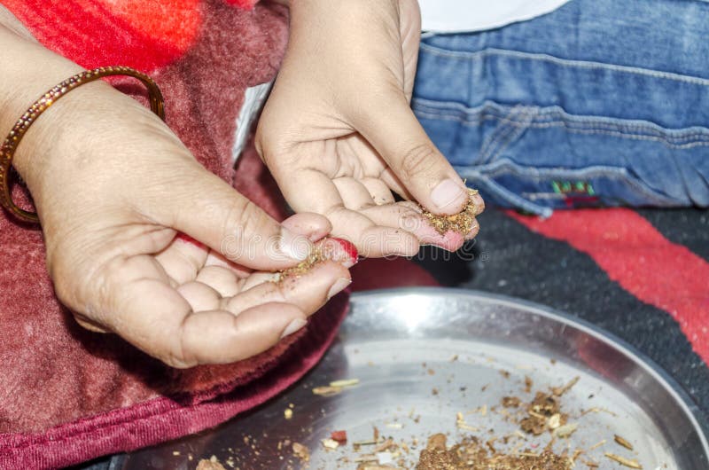 Performing Hawan the Peace Ritual Stock Image - Image of ceremony ...