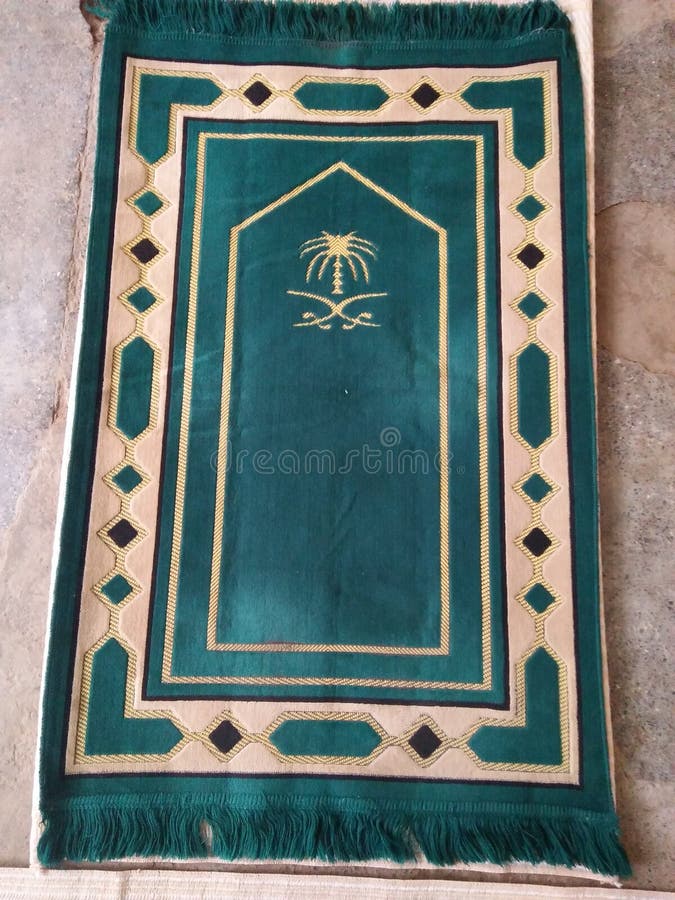 Prayer Mat for the Muslims for Offering Prayer Stock Photo - Image of ...