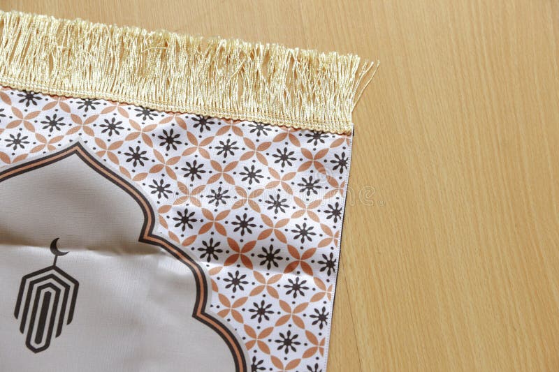 The Prayer Mat is Used As a Base when Praying the Muslims Stock Photo ...