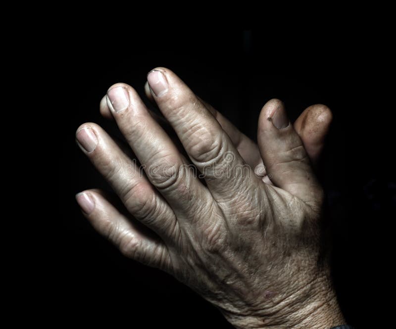 Prayer old man hands stock photo. Image of church, heaven - 22572210