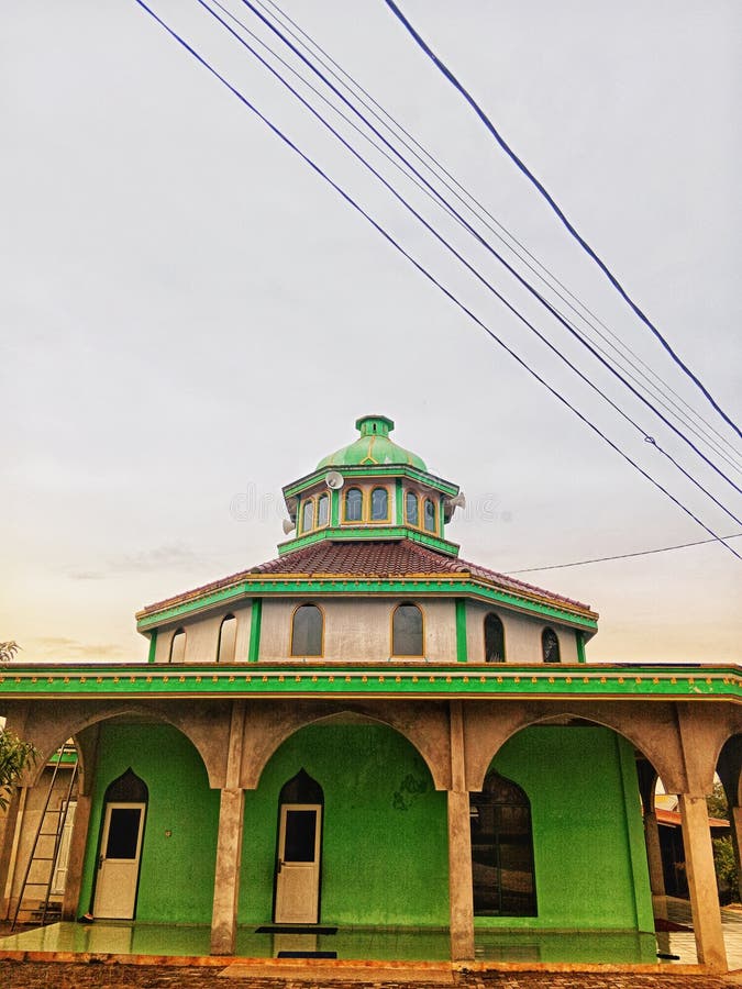 Prayer Room Near the House in the Morning Stock Photo - Image of ...