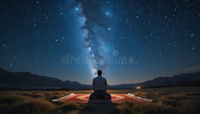 Prayer Rug Victor: Victor Kneeling on a Prayer Stock Image - Image of ...