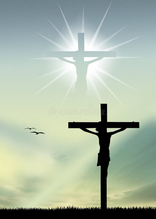 Prayer to Jesus stock illustration. Illustration of prayer - 43667390