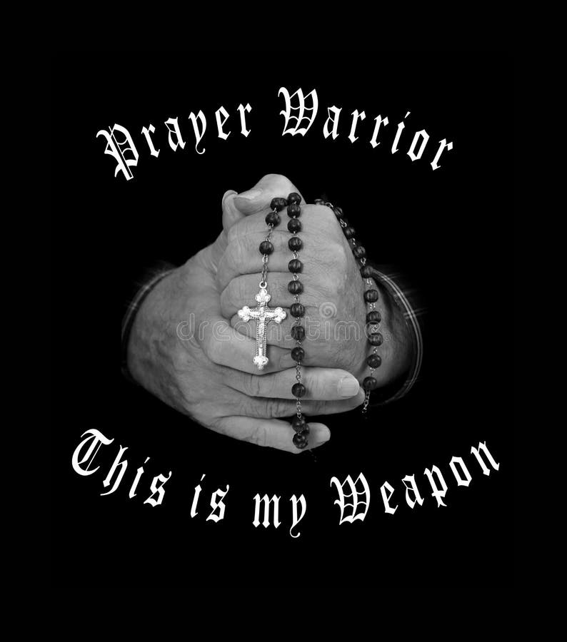 Prayer Warrior stock photo. Image of dead, church, cloud - 569248