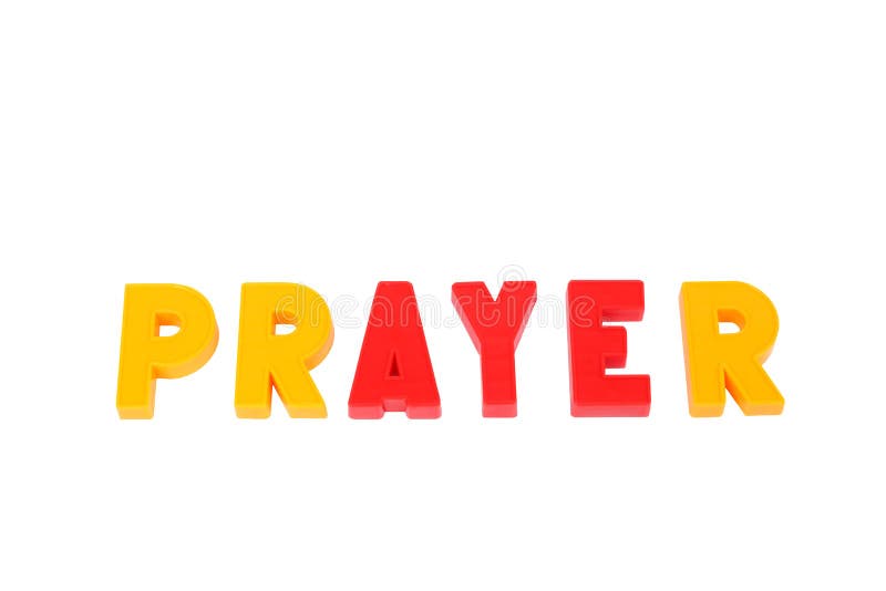 Prayer Word Concepts Isolated On Background Stock Image - Image of ...