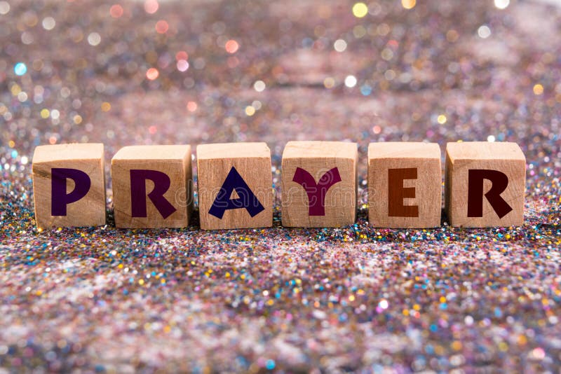 Prayer word stock image. Image of decor, prayer, golden - 106781245