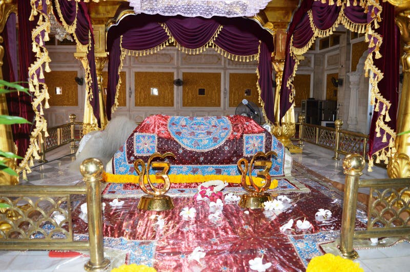 PRAYERS PLACE in GURDWARA for SIKH RELIGION Stock Photo - Image of dome ...