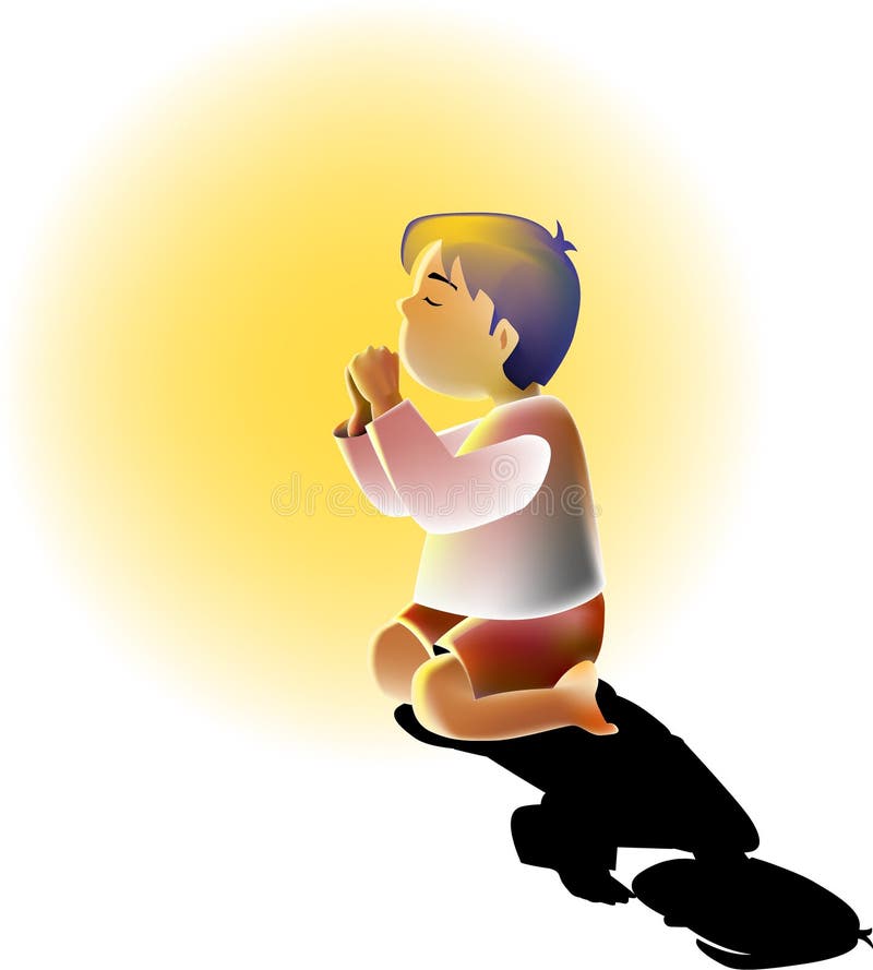 Boy Cartoon Praying Stock Illustrations – 1,140 Boy Cartoon Praying ...