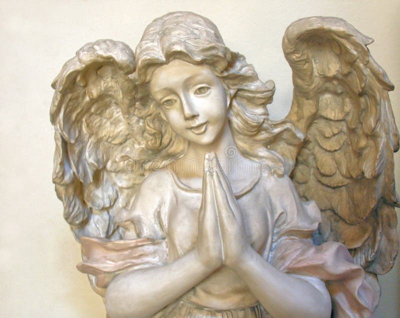 Praying Angel 2 stock photo. Image of statue, praying - 3820564