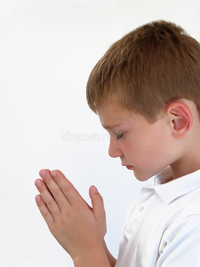 Praying Boy stock photo. Image of belief, spiritual, faith - 1120032