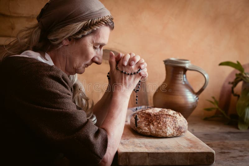 Praying for bread stock image. Image of hand, praying - 262535557