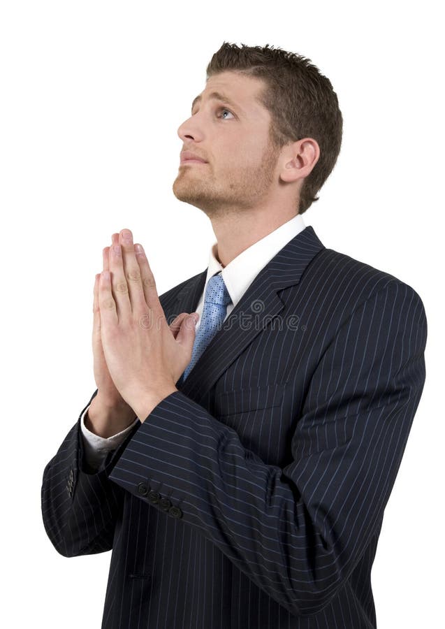 Business prayer stock image. Image of advantage, investing - 441977
