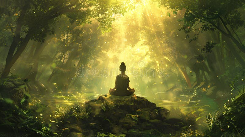 Praying among the Deep Divine Nature Stock Image - Image of praying ...