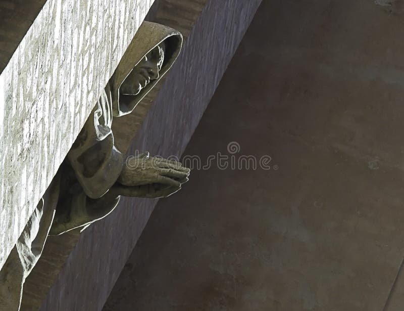 Praying Friar stock photo. Image of religion, bologna - 3219398