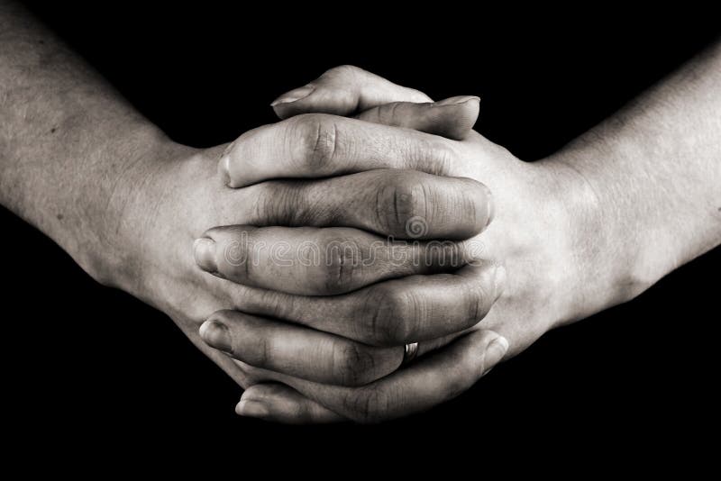 Praying hands stock image. Image of funeral, mercy, mass - 2241731