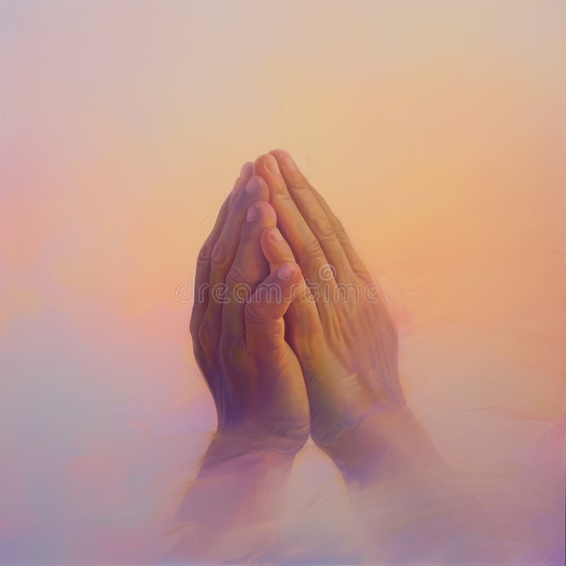 Praying Hands Sunset Background Stock Illustrations – 260 Praying Hands ...