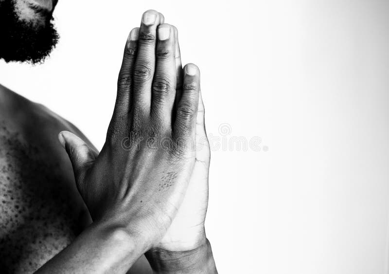Praying hands stock photo. Image of black, position, people - 85331386