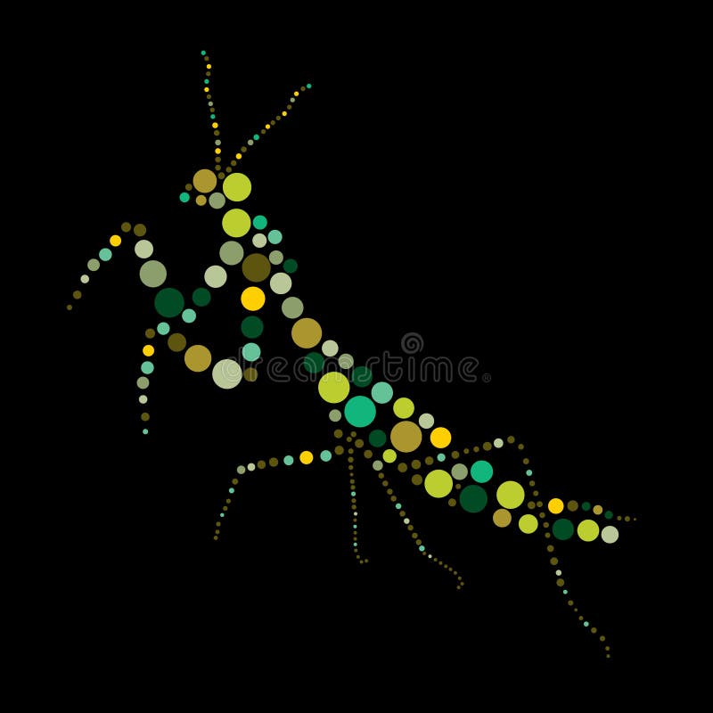 Praying Mantis stock vector. Illustration of green, nature - 21333574