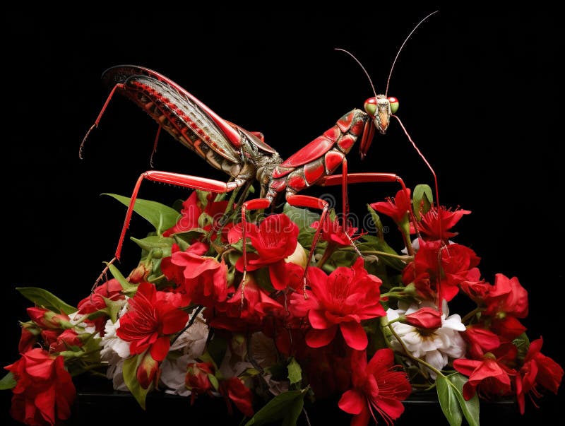 Mantis Made with Generative AI Illustration Stock Illustration ...