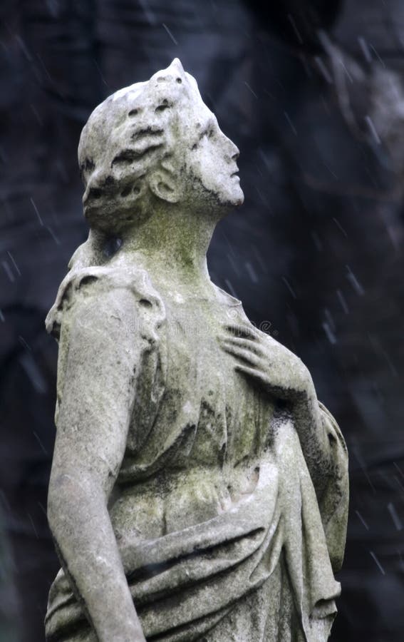 Praying in the Rain stock photo. Image of divinity, mythology - 4647672